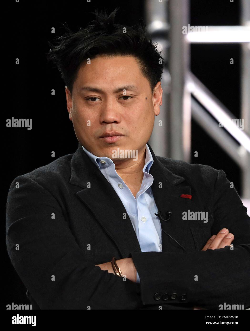 Jon M. Chu speaks at the "Home Before Dark" panel during the Apple+ TCA ...