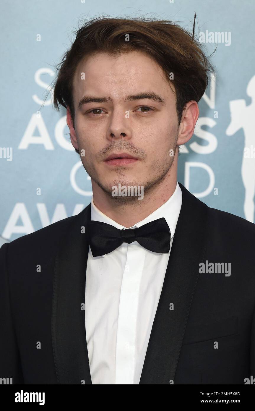 Charlie Heaton arrives at the 26th annual Screen Actors Guild Awards at ...