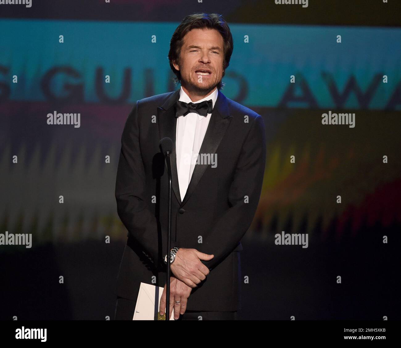 Jason Bateman presents the award for outstanding performance by an ...