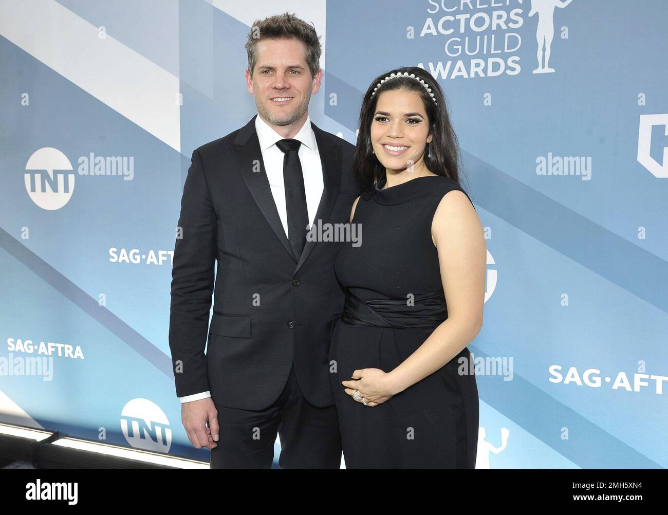 Ryan Piers Williams, left, and America Ferrera arrive at the 26th ...
