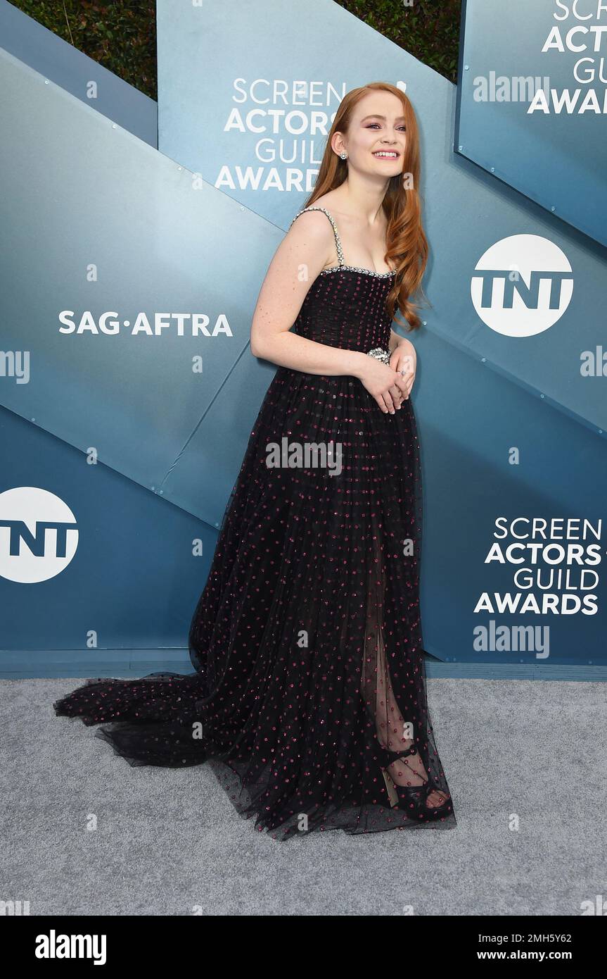 Sadie Sink arrives at the 26th annual Screen Actors Guild Awards at the ...