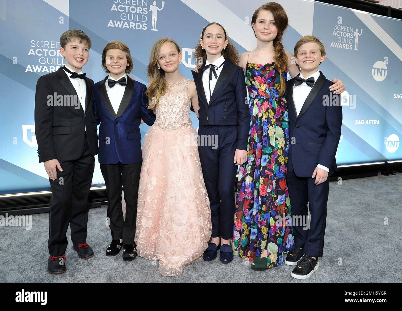 Iain Armitage, from left, Cameron Crovetti, Ivy George, Chloe Coleman ...