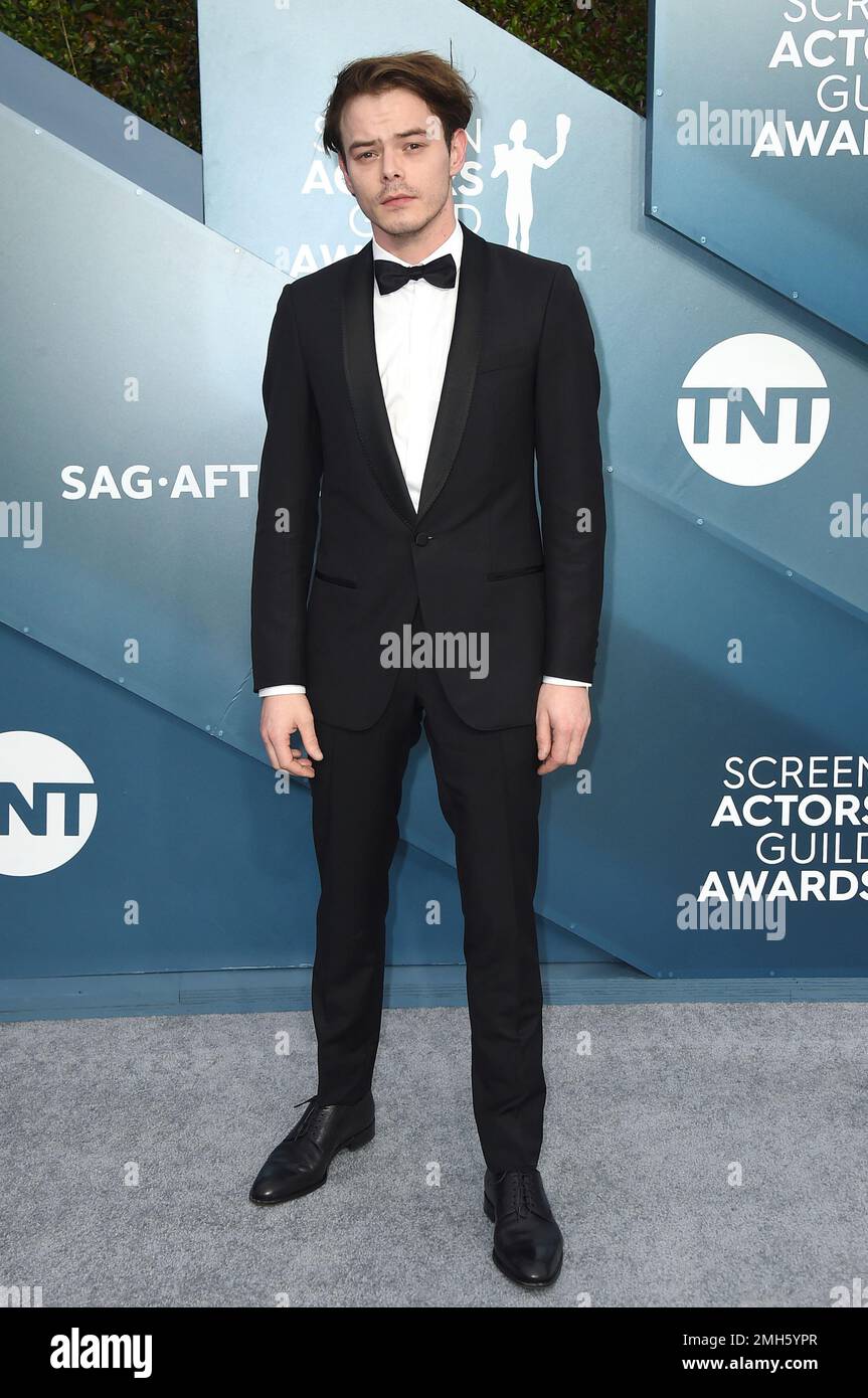 Charlie Heaton arrives at the 26th annual Screen Actors Guild Awards at ...