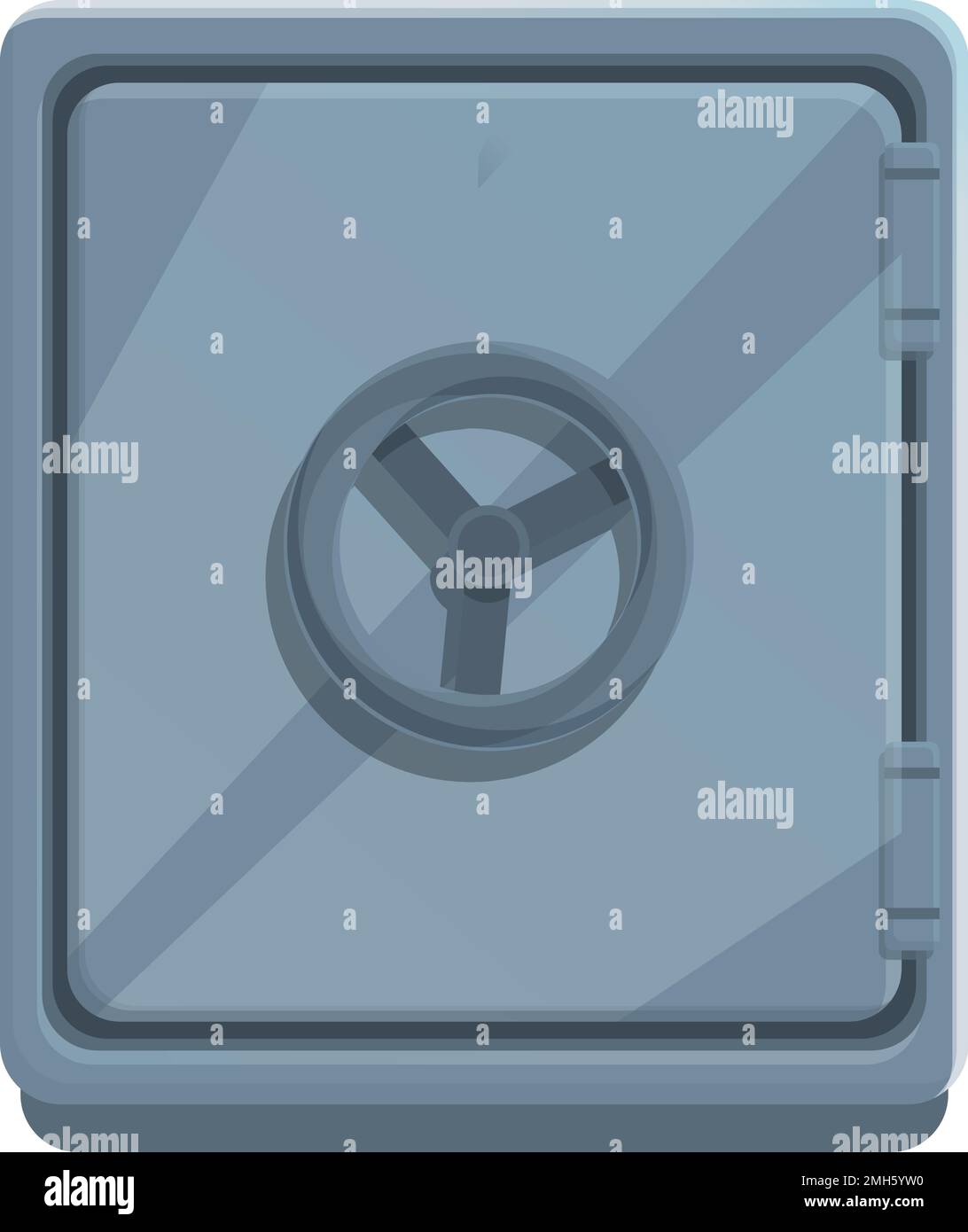 Secured box icon cartoon vector. Safe deposit. Lock secure Stock Vector ...