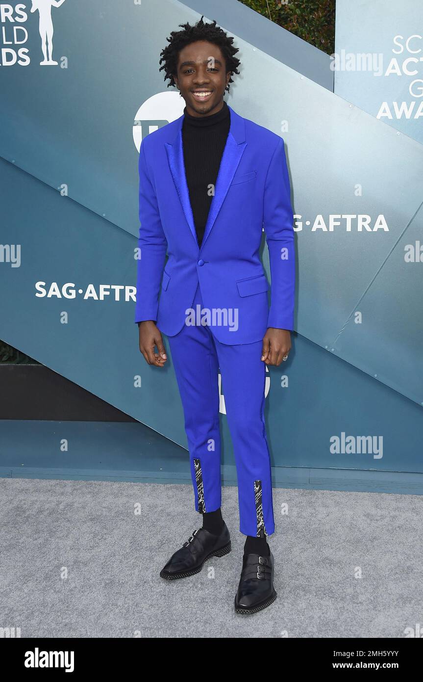 Caleb McLaughlin arrives at the 26th annual Screen Actors Guild Awards ...