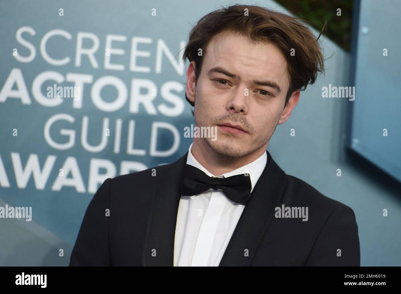 Charlie Heaton arrives at the 26th annual Screen Actors Guild Awards at ...