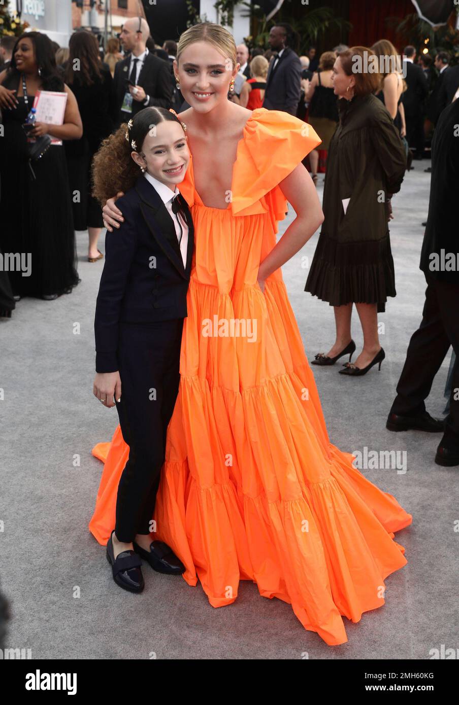 Chloe Coleman, left, and Kathryn Newton arrive at the 26th annual ...