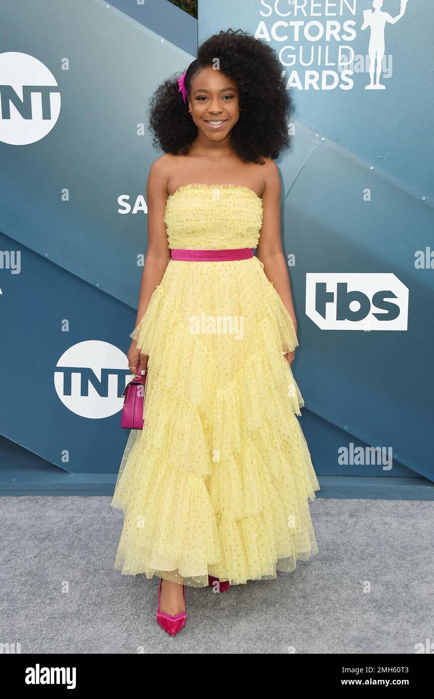 Priah Ferguson arrives at the 26th annual Screen Actors Guild Awards at ...