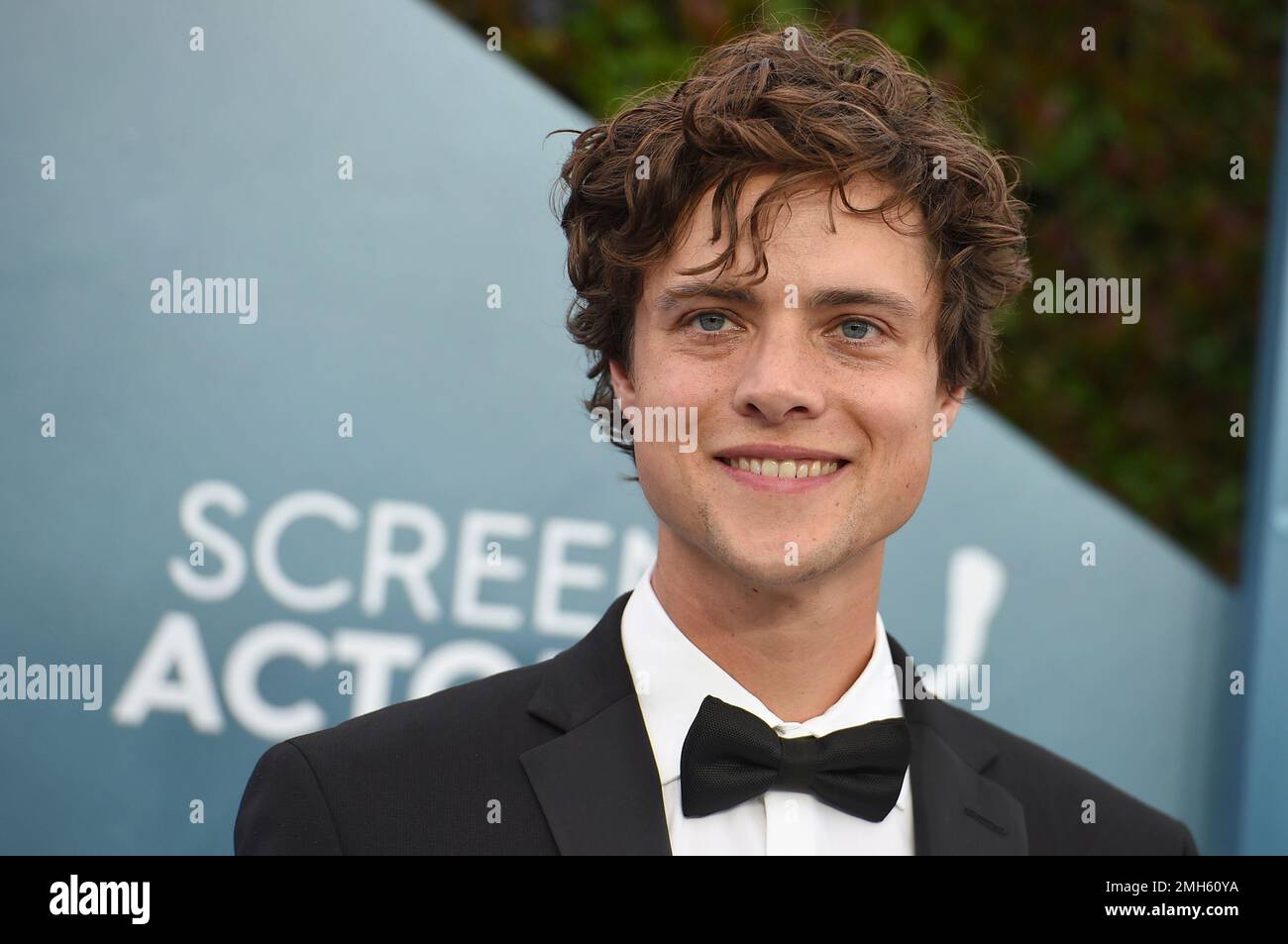 Douglas Smith arrives at the 26th annual Screen Actors Guild Awards at ...