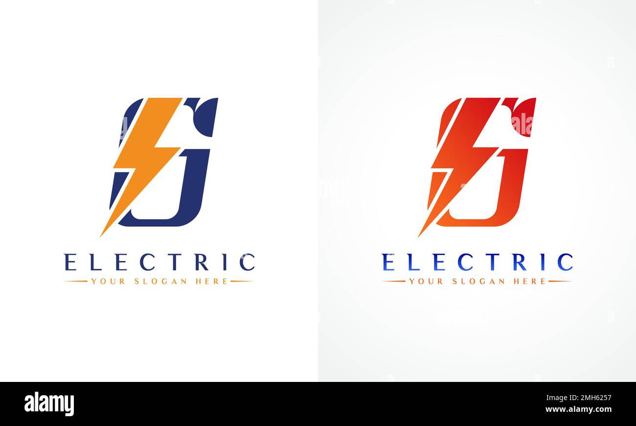 G Letter Logo With Lightning Thunder Bolt Vector Design. Electric Bolt ...