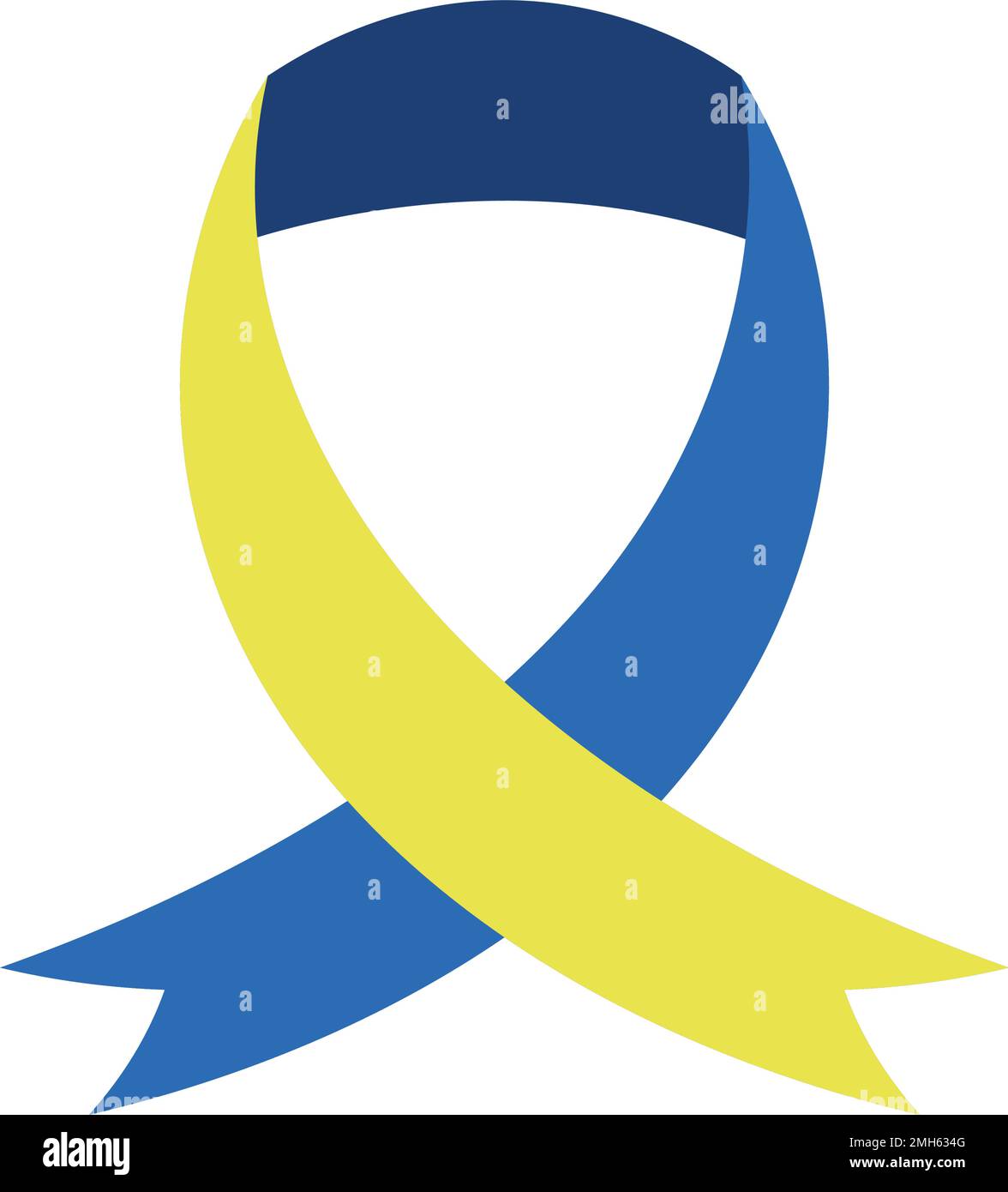 down syndrome ribbon Stock Vector Image & Art - Alamy