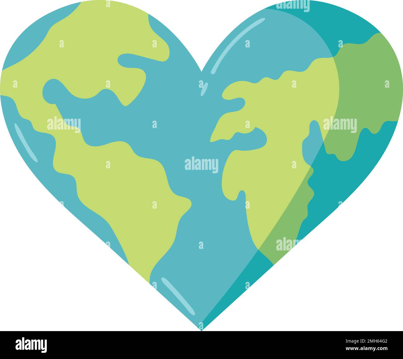 heart world planet earth Stock Vector Image & Art - Alamy