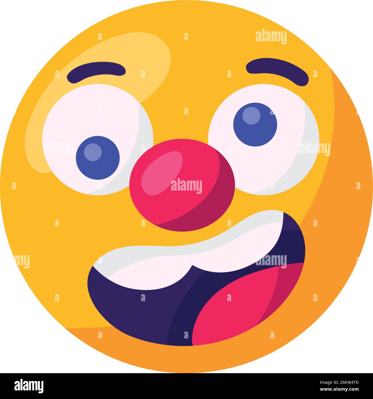 crazy emoticon face Stock Vector Image & Art - Alamy