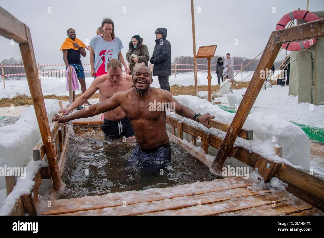 Siyoto Owen, a Zambian student of the Novosibirsk State University ...