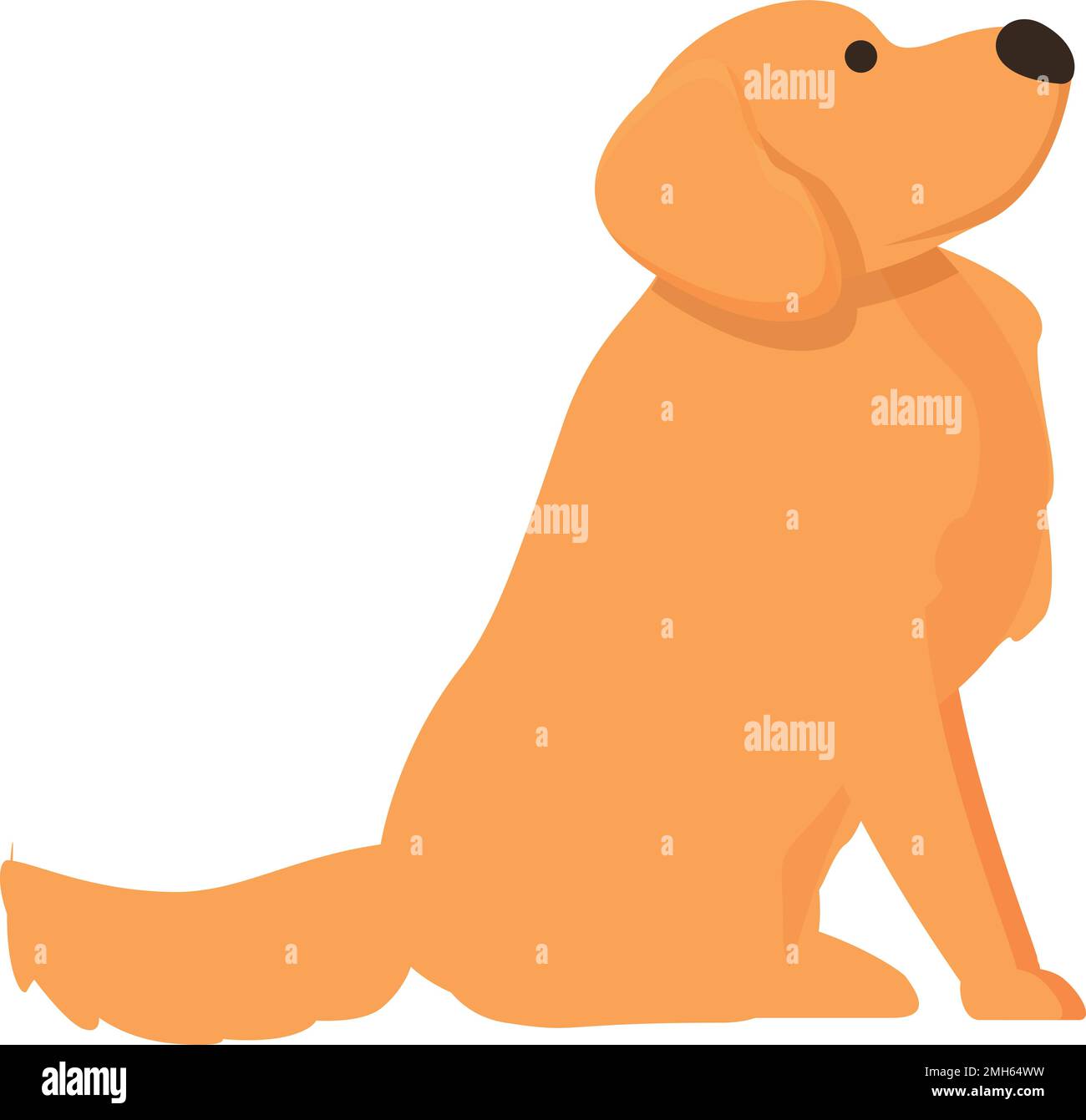 Domestic dog icon cartoon vector. Canine pet. Happy animal Stock Vector ...