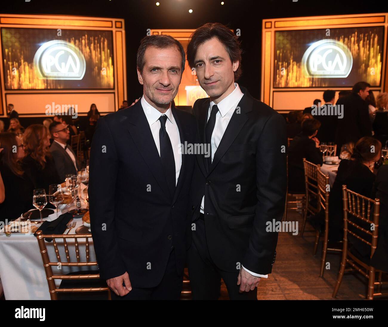 David Heyman, left, and Noah Baumbach attend the 31st Annual Producers ...
