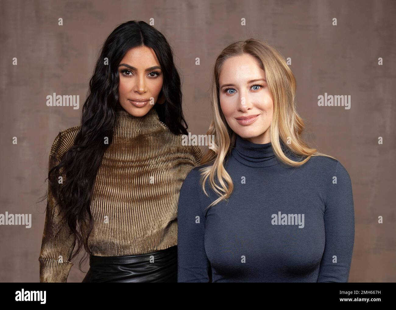 Kim Kardashian and Jessica Jackson Sloan pose for a portrait at the ...