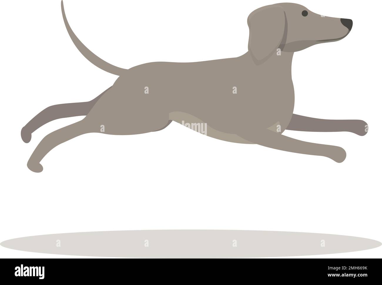 Dog sprint icon cartoon vector. Animal run. Canine puppy Stock Vector ...