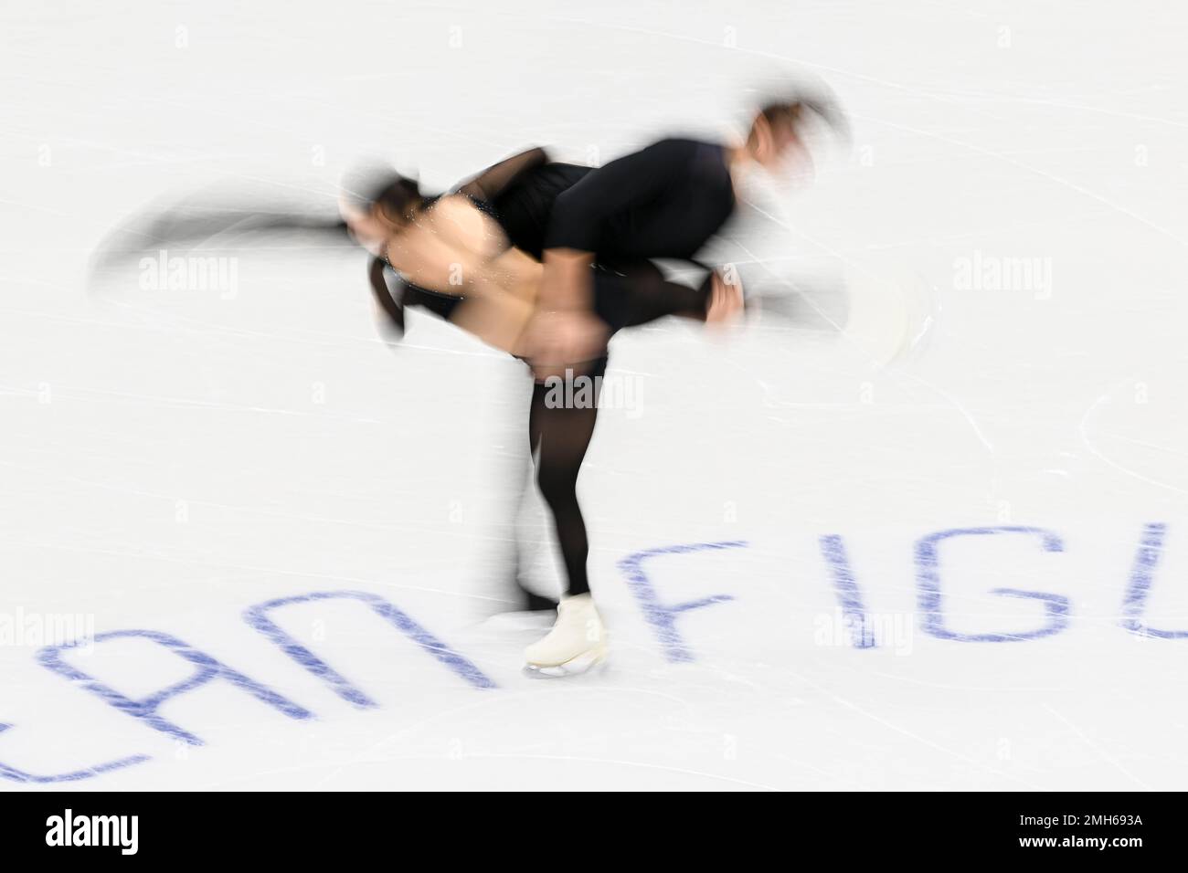 Greta CRAFOORD & John CRAFOORD (SWE), during Pairs Free Skating, at the ...