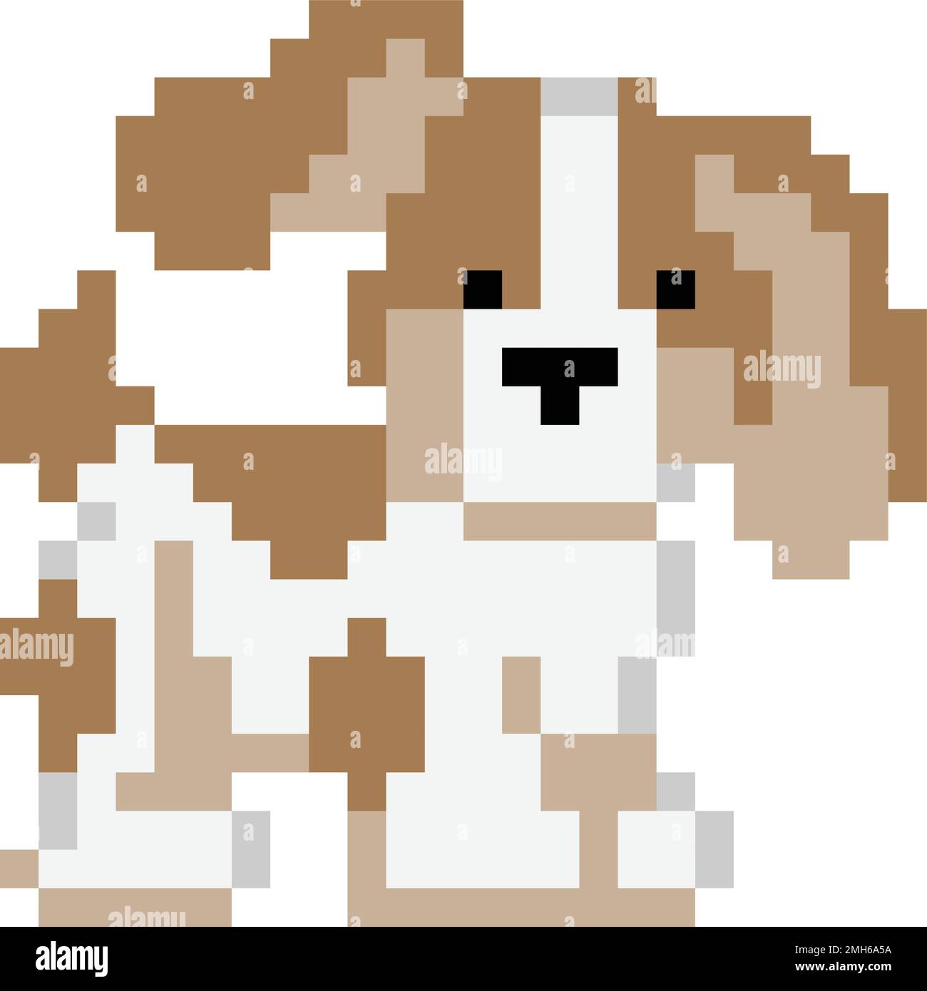 8 bit dog hi-res stock photography and images - Alamy
