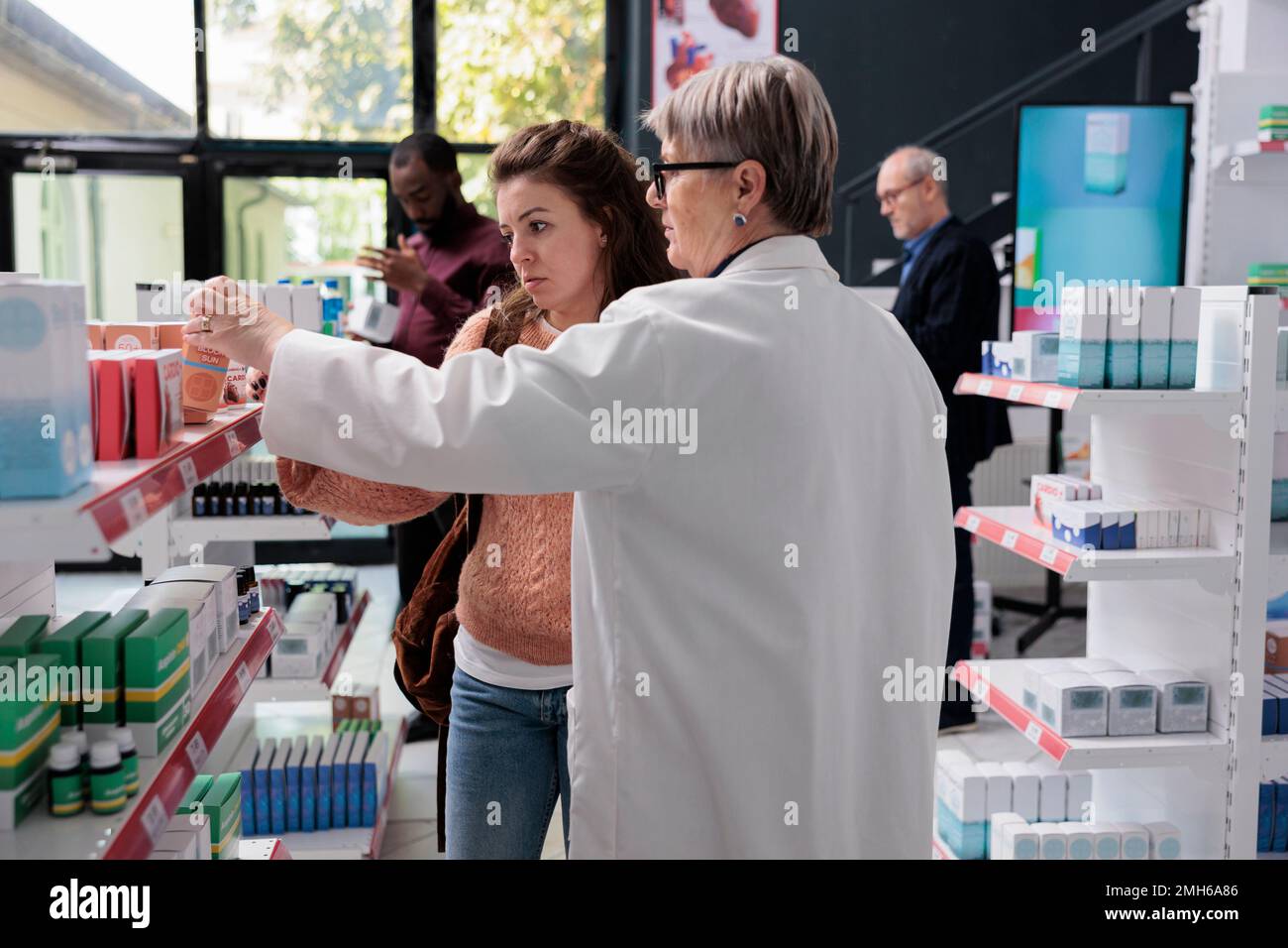 African american pharmacist working drugstore hi-res stock photography ...