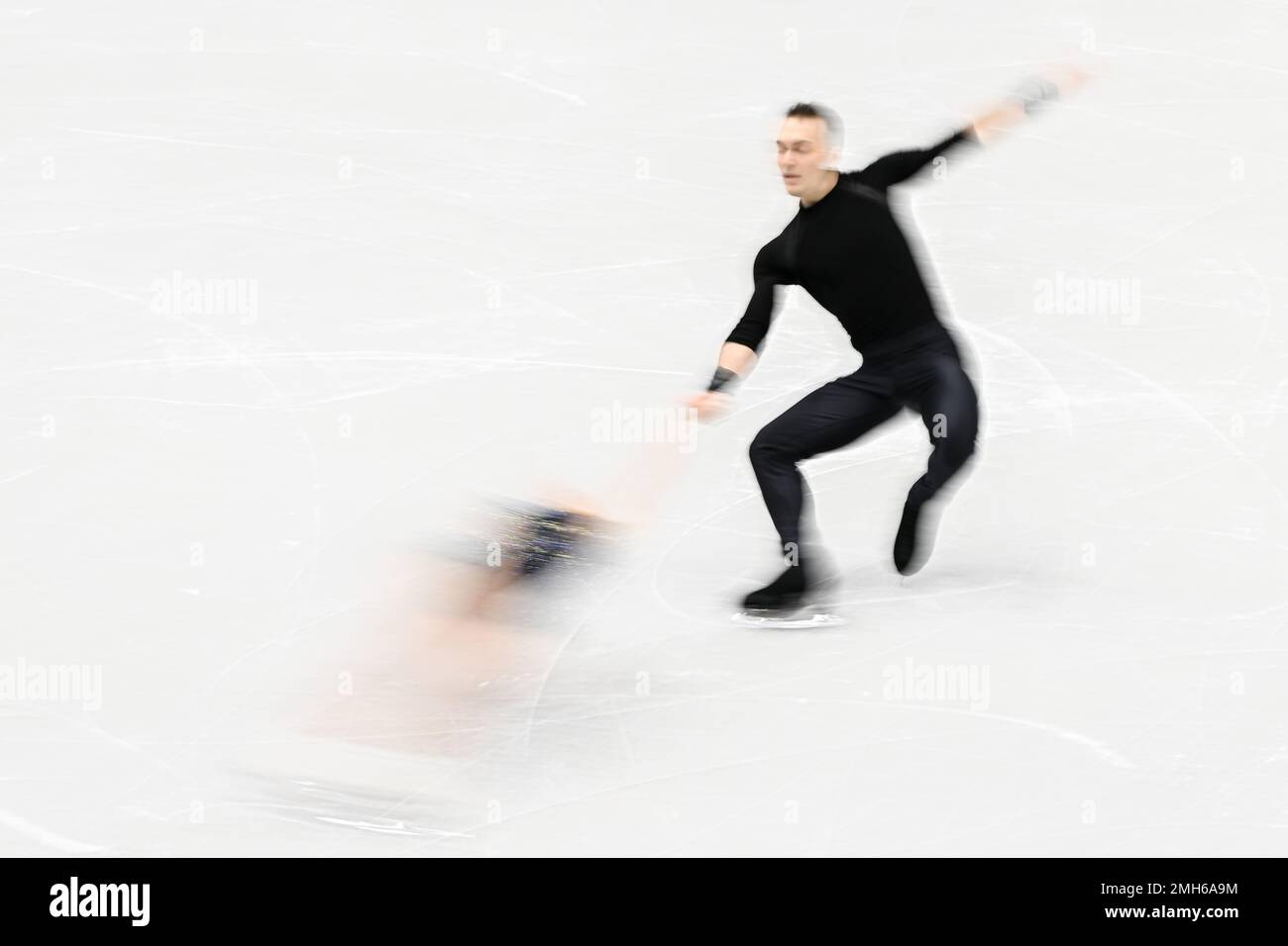 Federica SIMIOLI & Alessandro ZARBO (CZE), during Pairs Free Skating ...