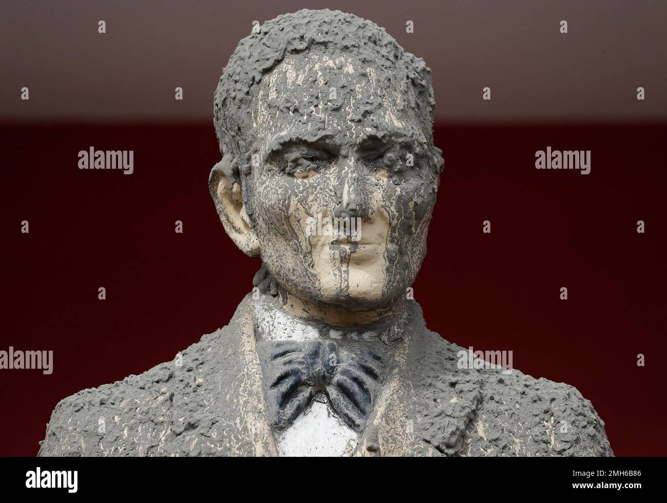 In this Wednesday, Jan. 15, 2020, photo, A statue of Philippine ...