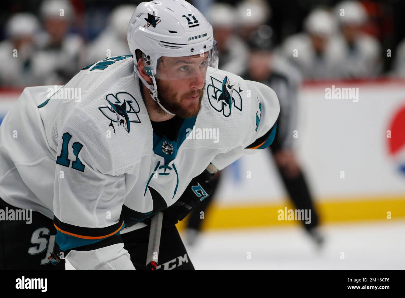 San Jose Sharks right wing Stefan Noesen (11) in the second period of ...