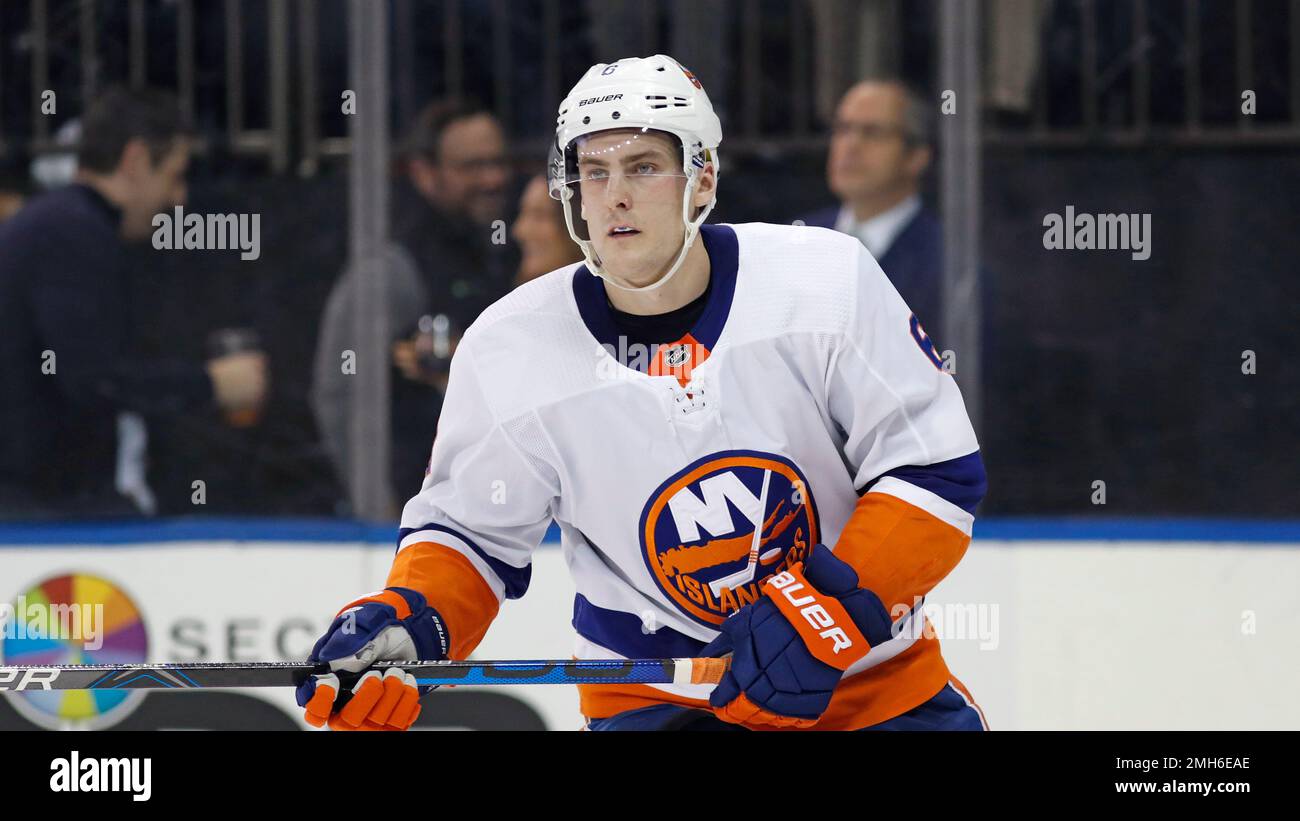 New York Islanders defenseman Ryan Pulock (6) during the second period ...