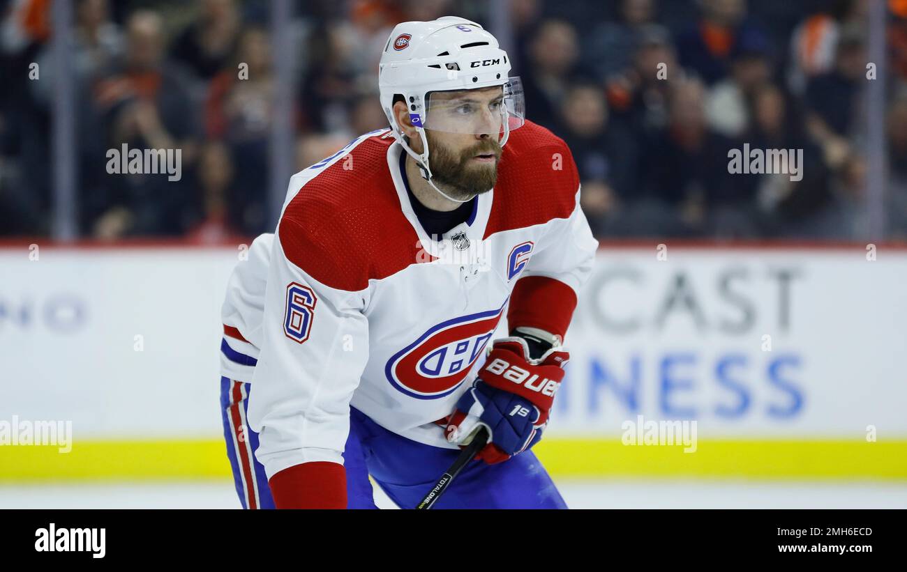 Montreal Canadiens' Shea Weber plays during an NHL hockey game against ...