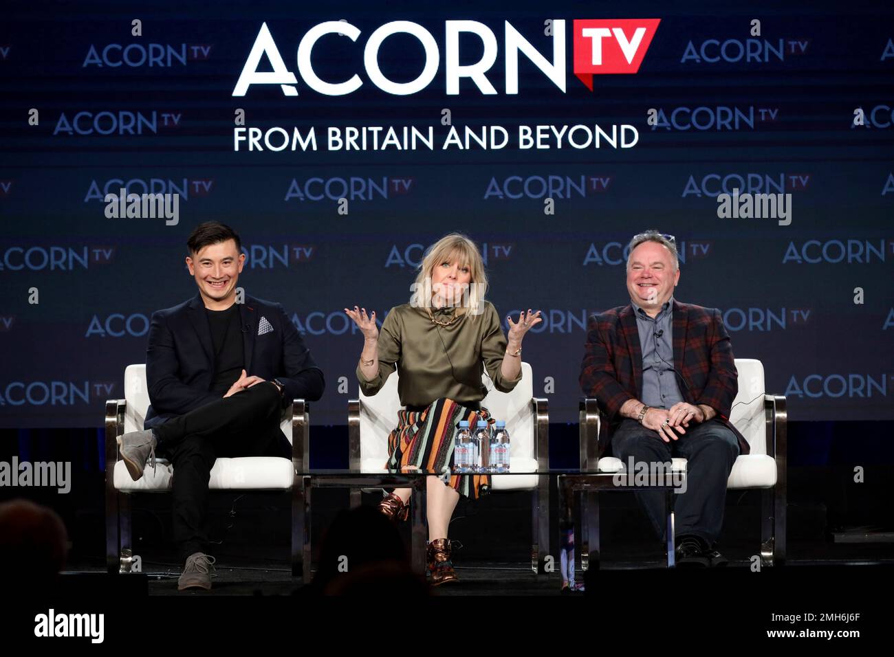 Matt McCooey, from left, Ashley Jensen and Barry Ryan appear at the ...