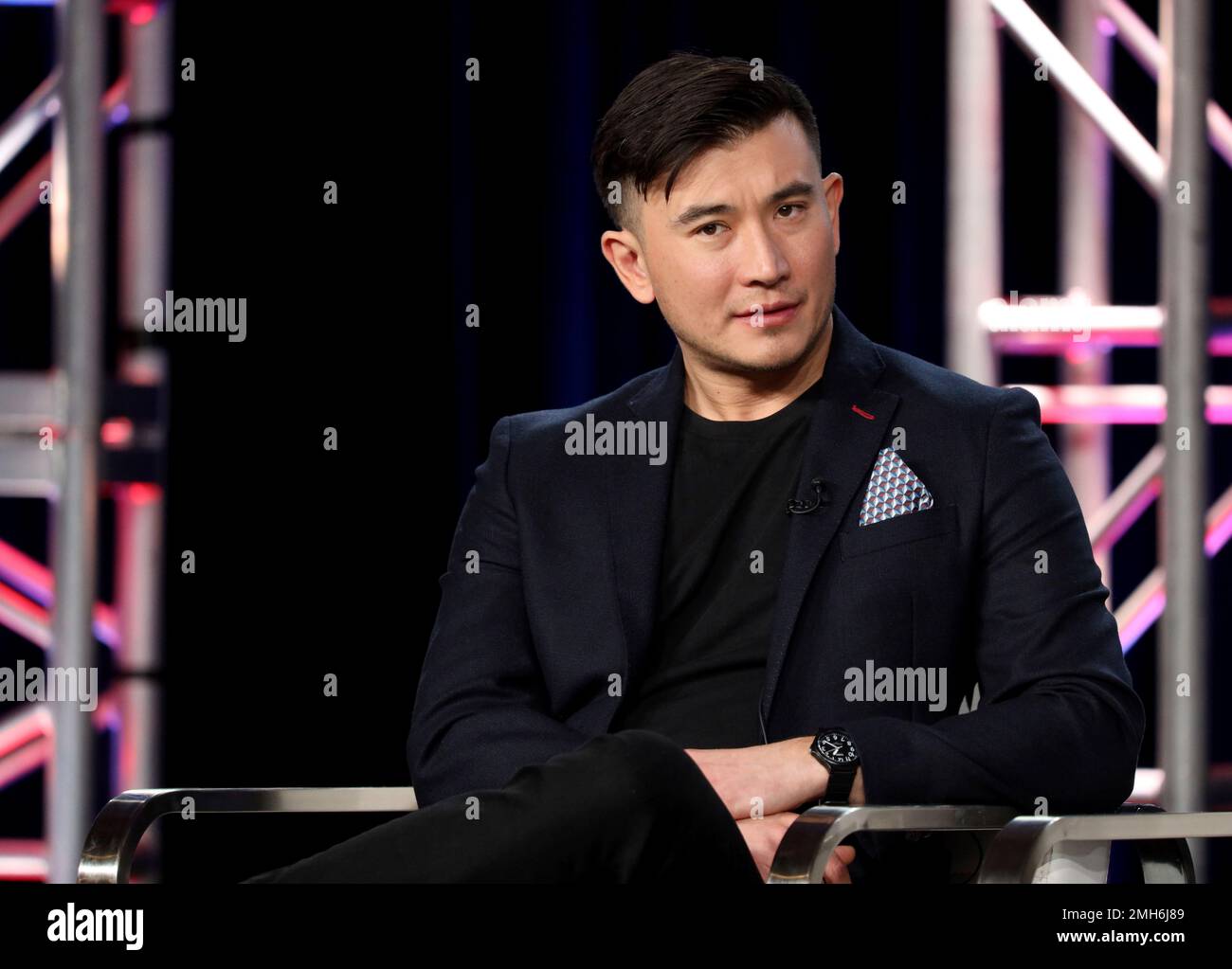 Matt McCooey appears at the ACORN TV's "Agatha Raisin" during the AMC ...