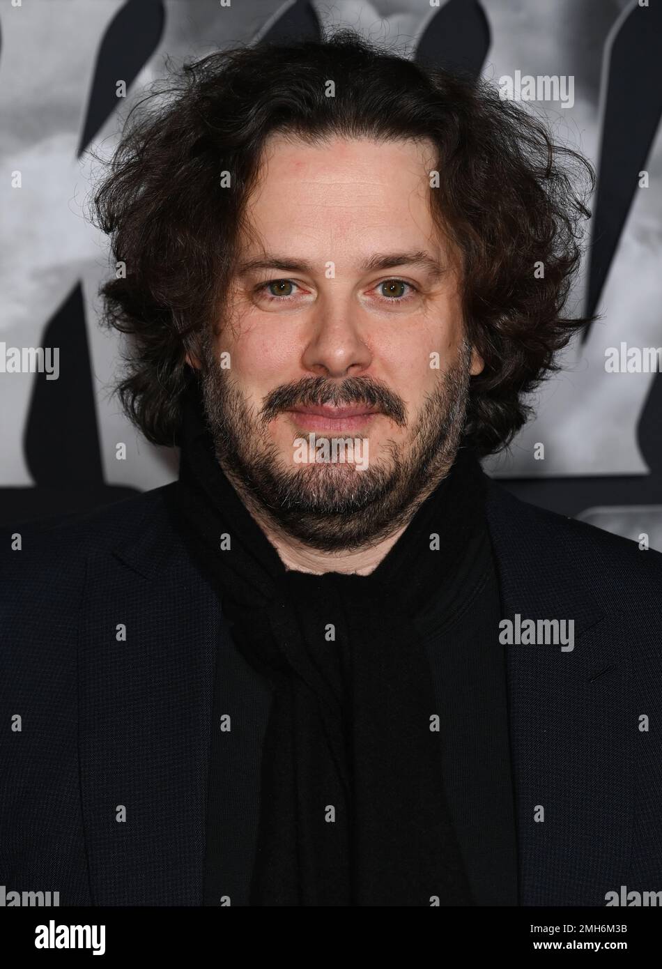 January 26th, 2023, London, UK. Edgar Wright arriving at a special ...
