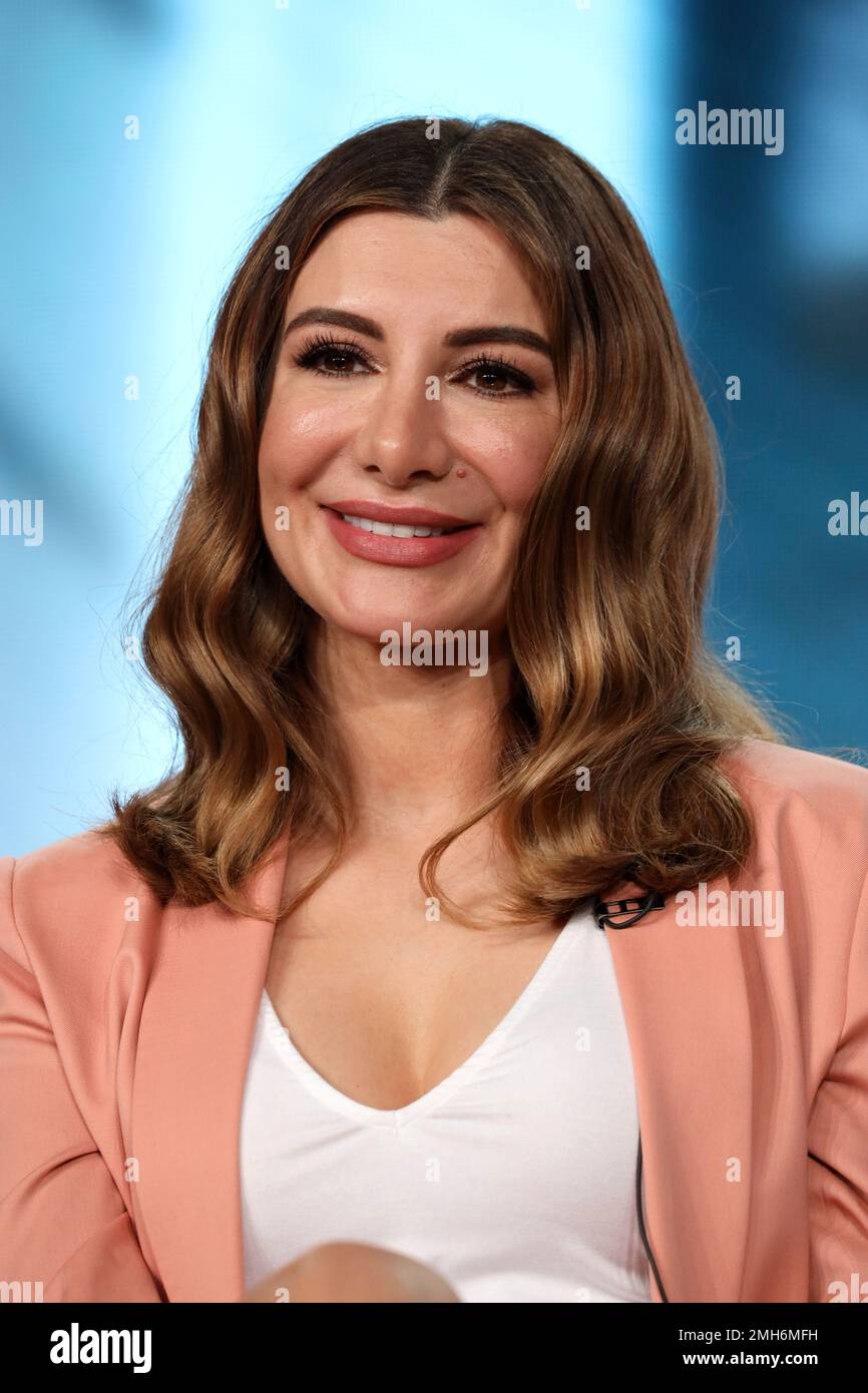 Nasim Pedrad speaks at the "Chad" panel during the TBS TCA 2020 Winter ...