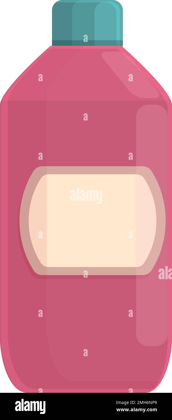Bottle detergent icon cartoon vector. Liquid product. Cleaner household ...