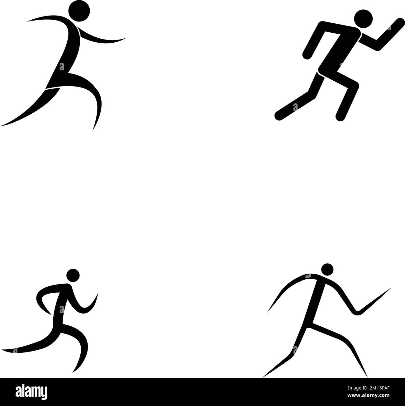 Human running vector logo template character for health Business Stock ...