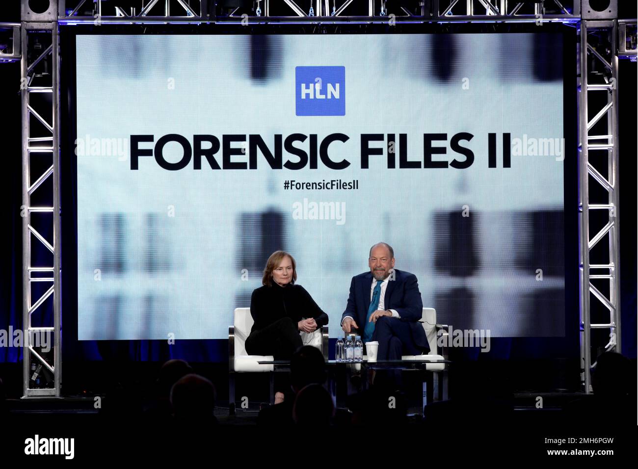 Nancy Duffy, left, and Bill Camp appear at the "Forensic Files II ...