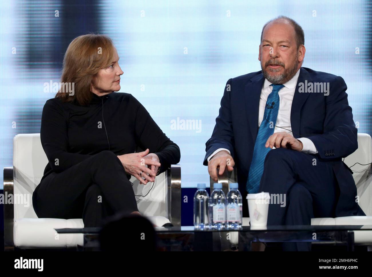 Nancy Duffy, left, and Bill Camp appear at the "Forensic Files II ...