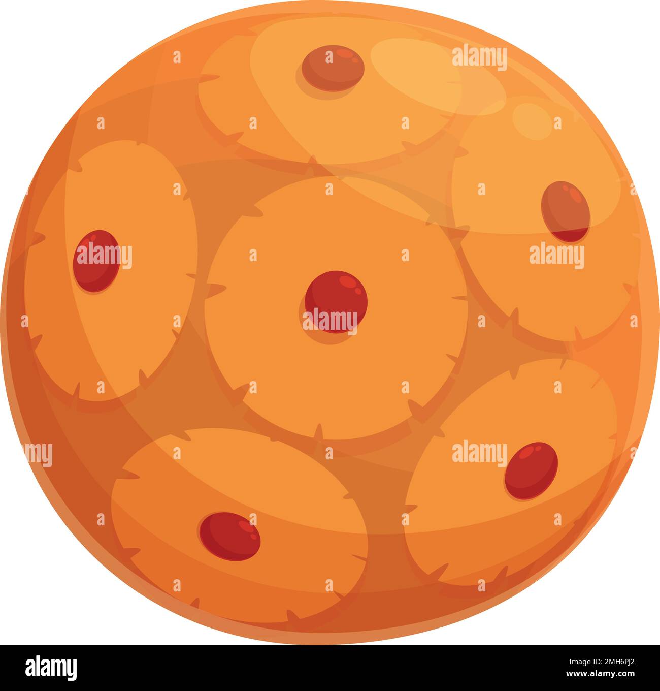 Menu upside-down cake icon cartoon vector. Cooking tart. Restaurant tasty Stock Vector Image ...