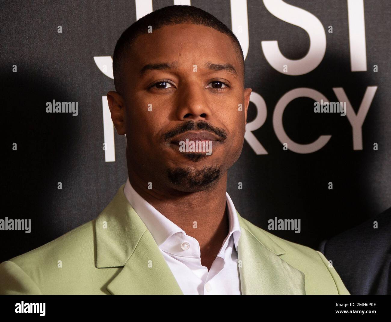 Actor Michael B Jordan poses for photographers upon arrival at the ...