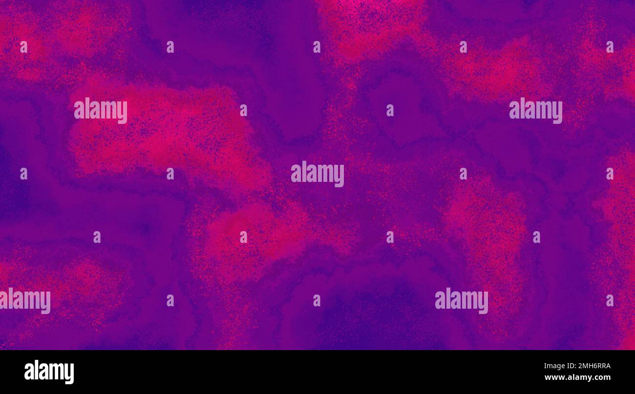 abstract digital drawing with oval spots of purple color on a blurred ...