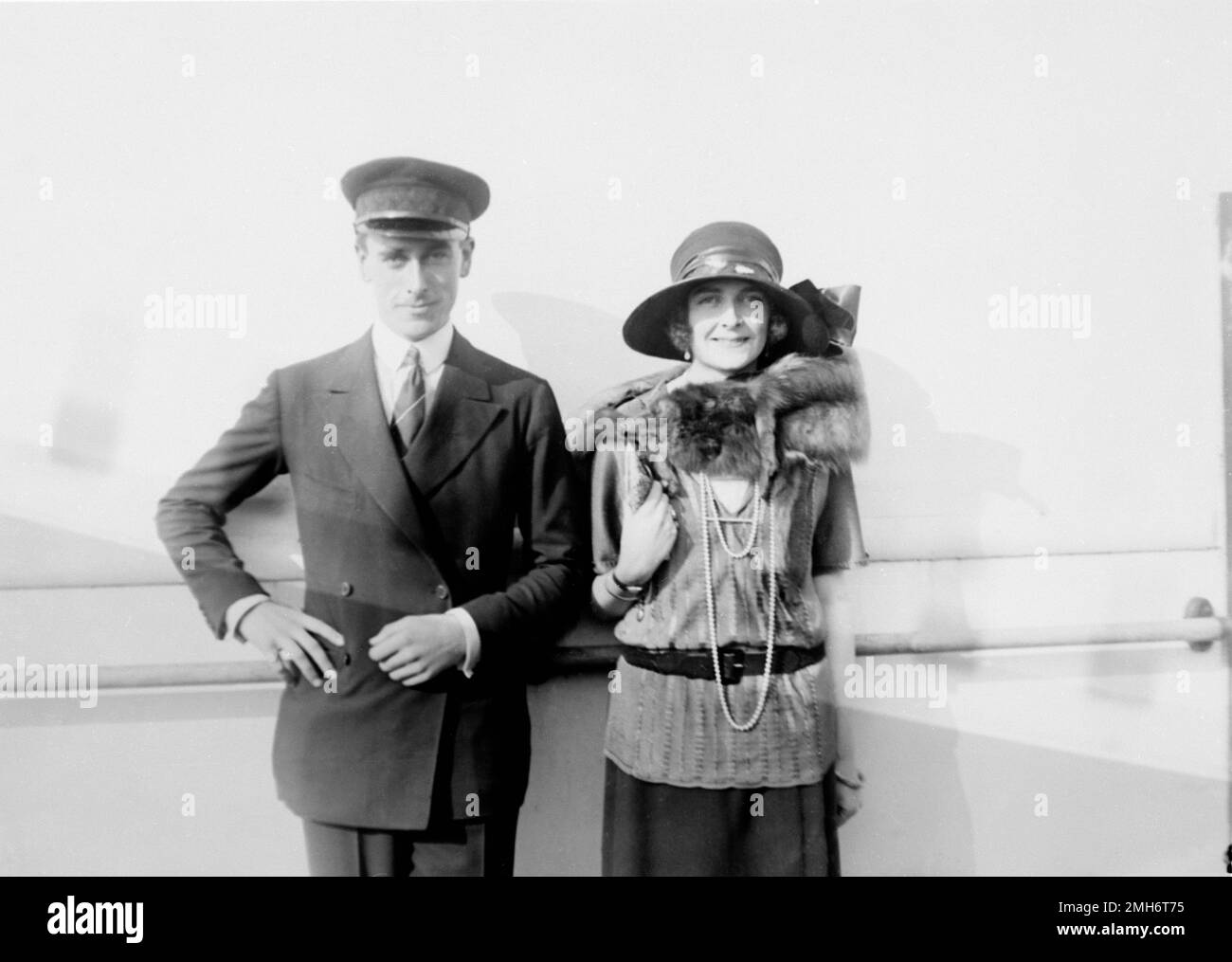 Lord Louis Mountbatten, 1st Earl of Burma, and his wife Lady Edwina ...