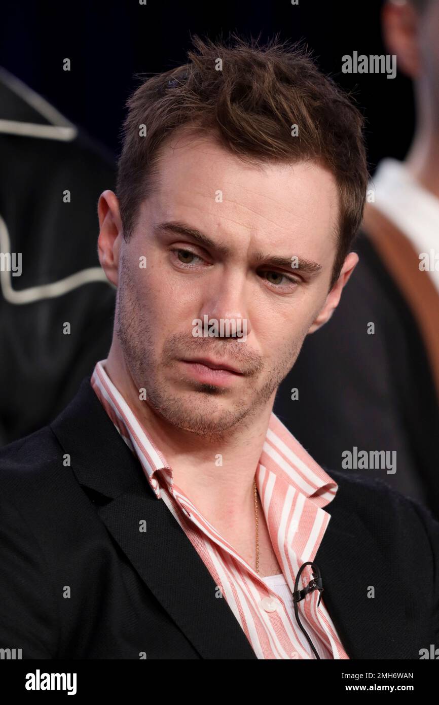 Sam Keeley speaks at the "68 Whiskey" panel during the Paramount ...