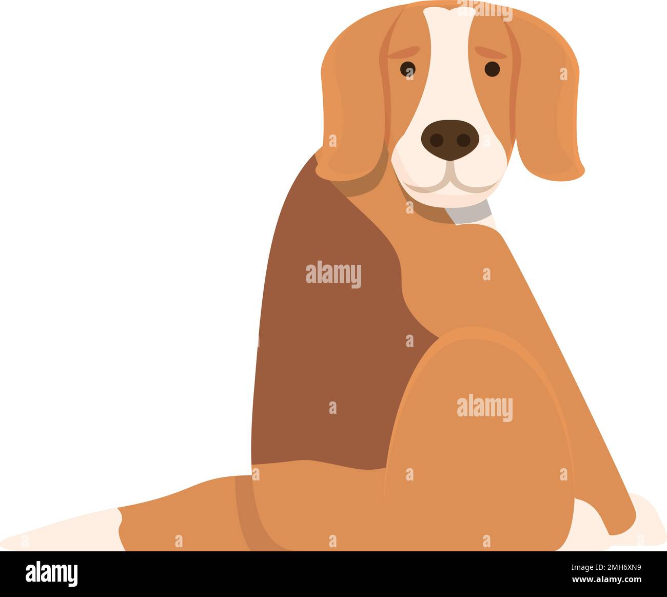 Shocked dog icon cartoon vector. Run puppy. Cute pet Stock Vector Image ...