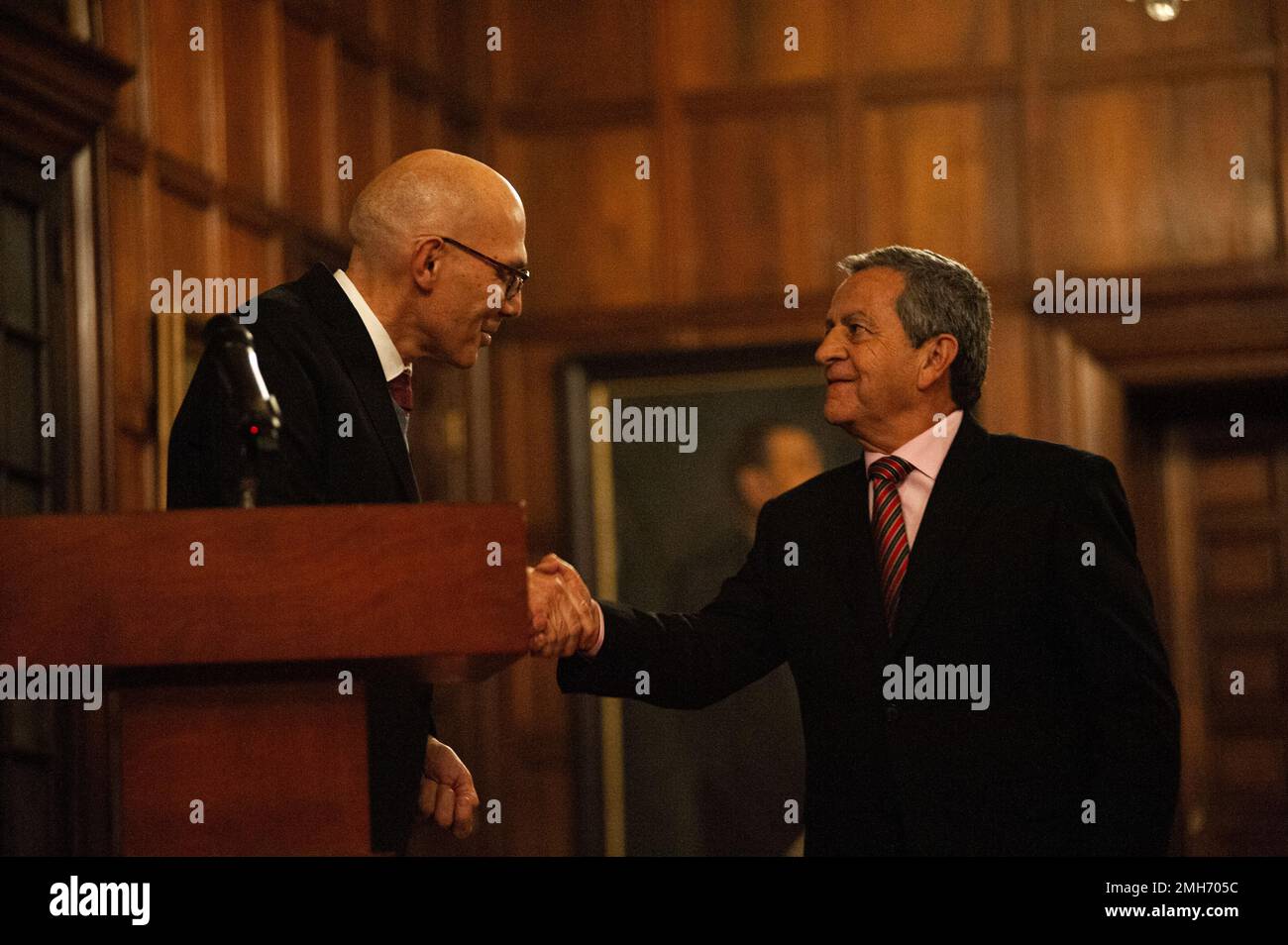 United Nations High Commissioner for Human Rights Volker Turk (left ...