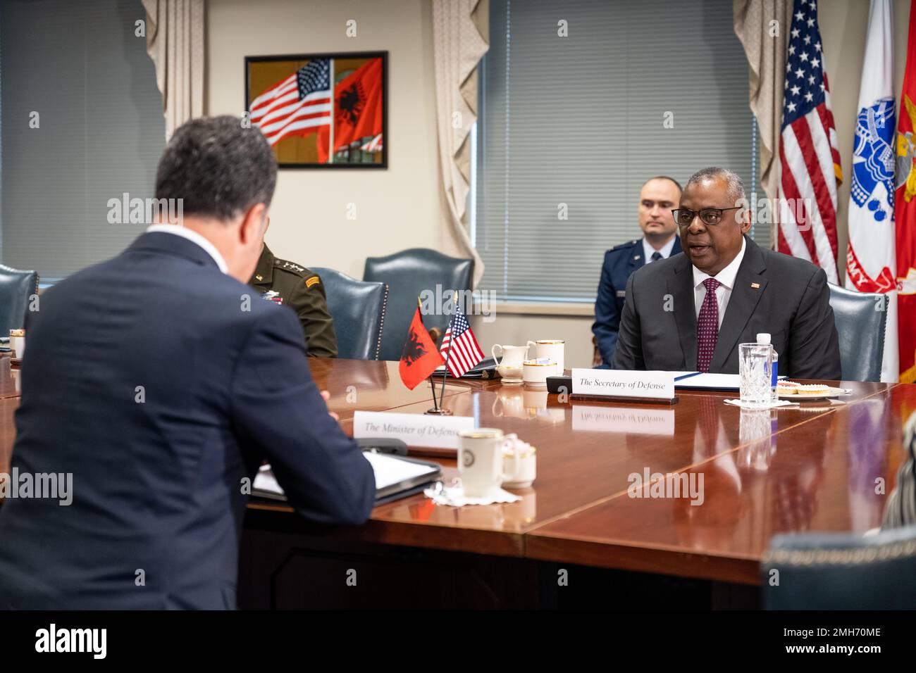 Us albania relationship hi-res stock photography and images - Alamy