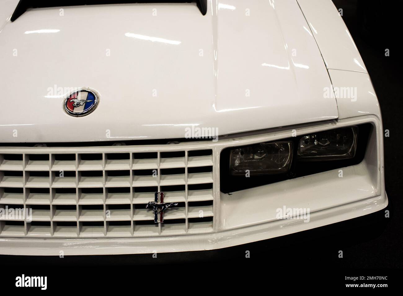 Classic cars seen during the MCM Car Show in Bogota, Colombia, the ...