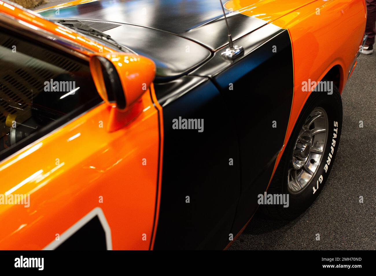 Classic cars seen during the MCM Car Show in Bogota, Colombia, the ...