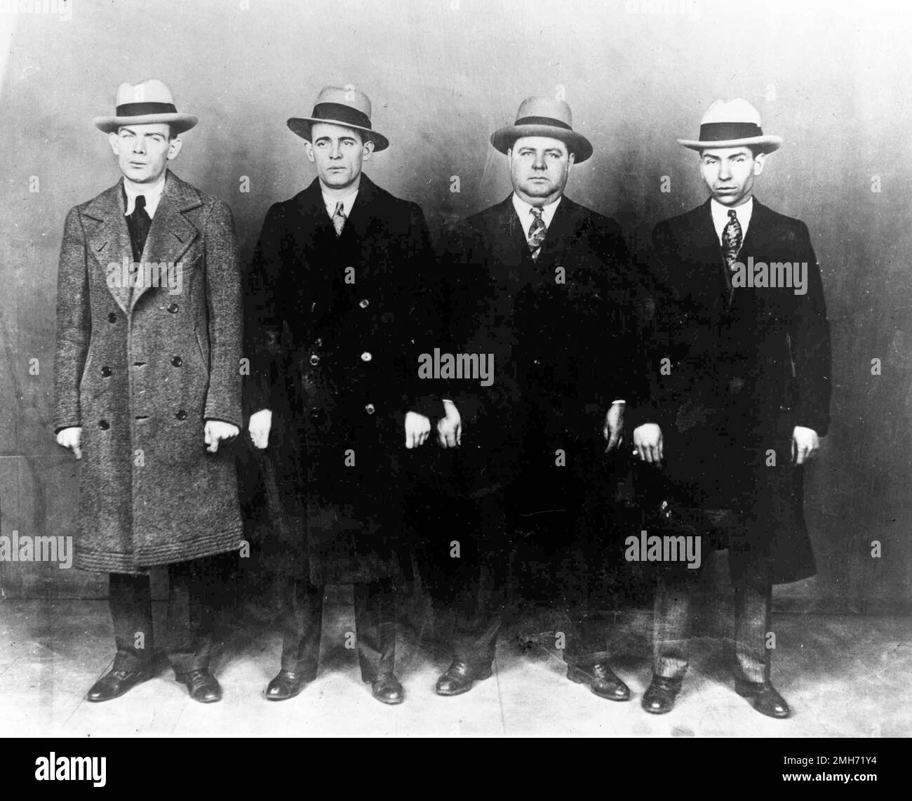 FILE - In this Oct. 20, 1930, file photo from left, gangsters Ed ...
