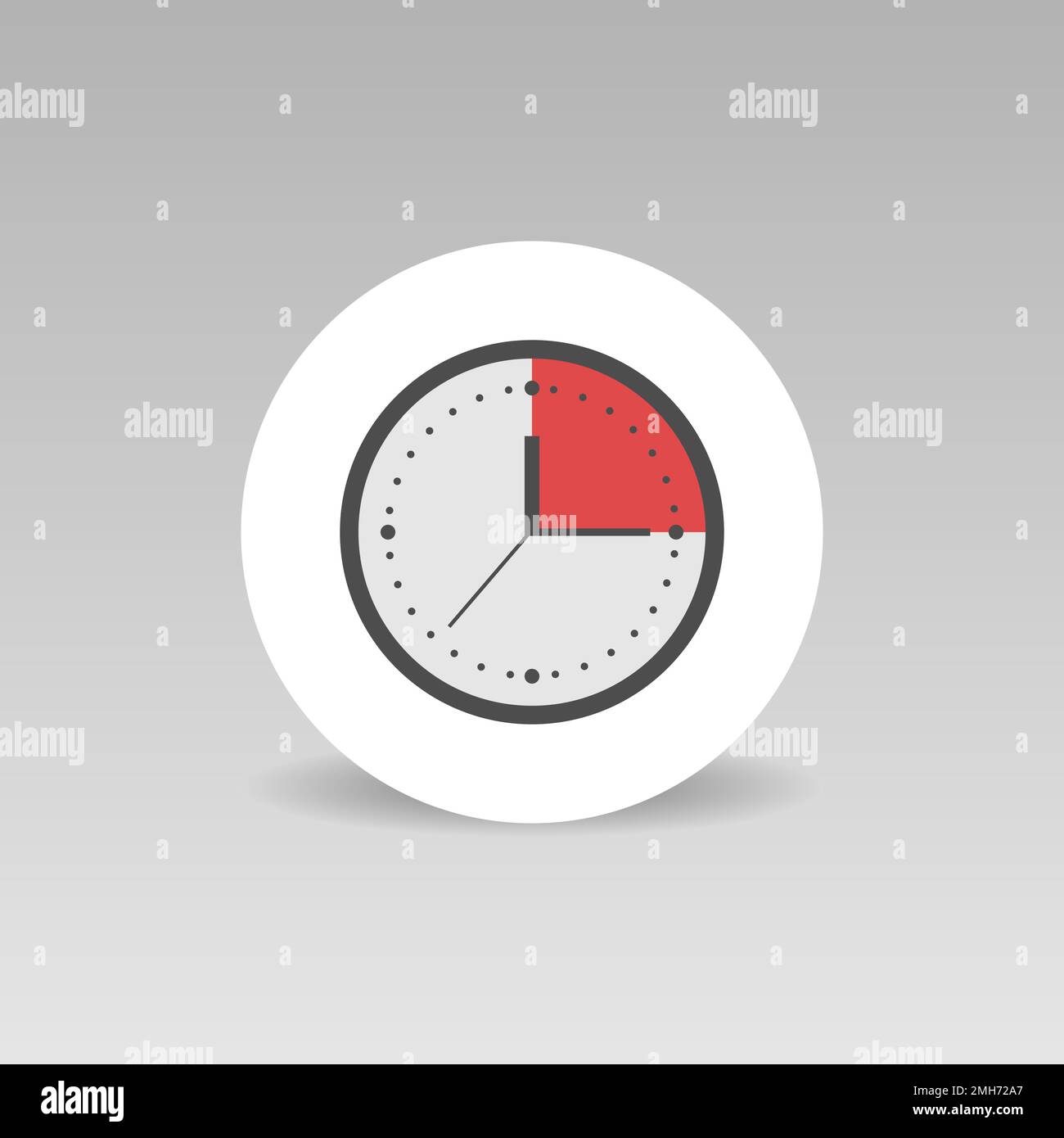 Clock vector icon. Time symbol for your web site design, logo, app, UI ...